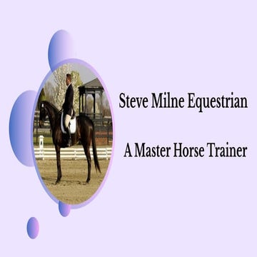 Steve Milne Equestrian - A Master Horse Trainer | PDF