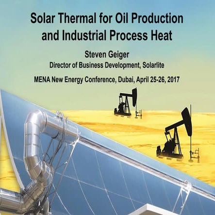 Solar EOR: Myth and Reality in Solar Enhanced Oil Recovery | PDF