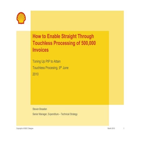 Shell case study: Enabling straight-through touchless processing of ...