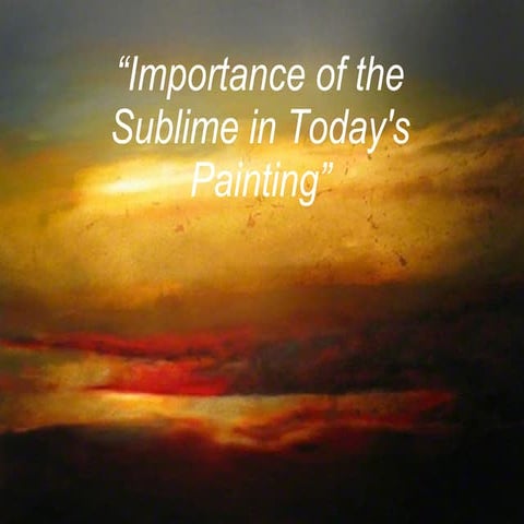 Visual Art and the Sublime | PPTX