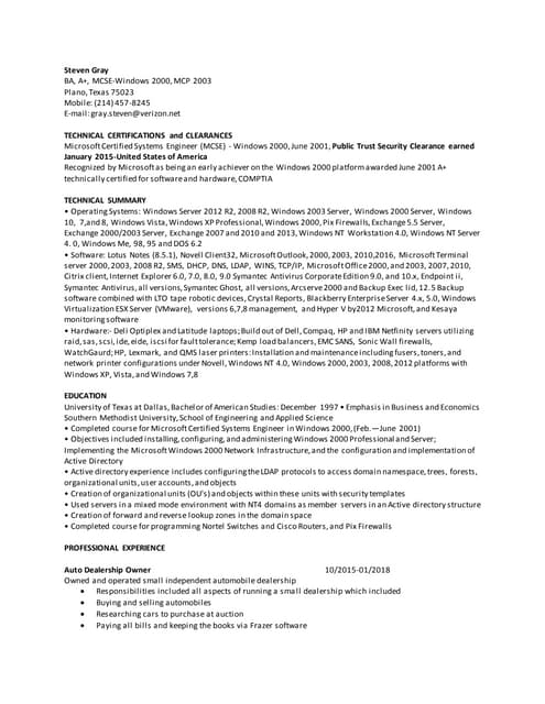 michaelresume | DOCX