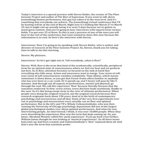 Sweet processinterview | DOCX