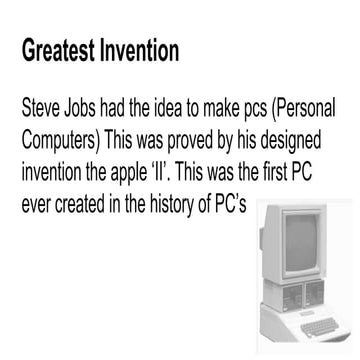 Steven paul jobs invention | PPTX