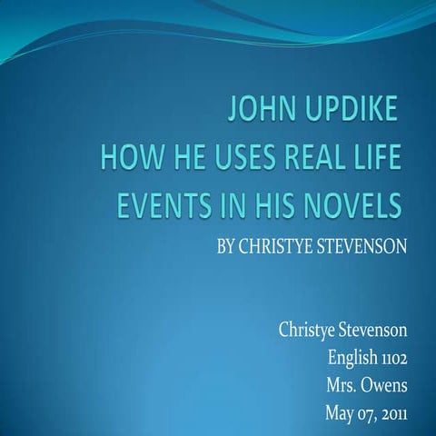 John Updike | PPTX
