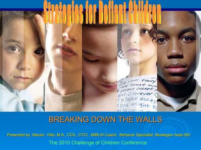 Conscious Discipline - Behavior and the Brain | PPTX