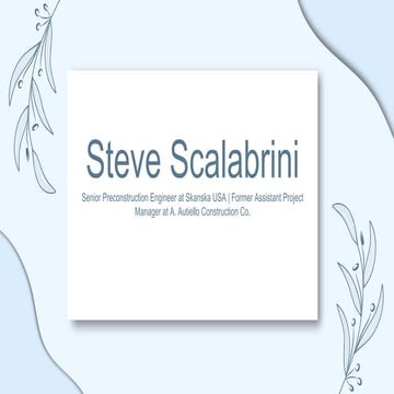 Steve Scalabrini - A Revolutionary Thinker From Oakland, NJ.pdf | Civil ...