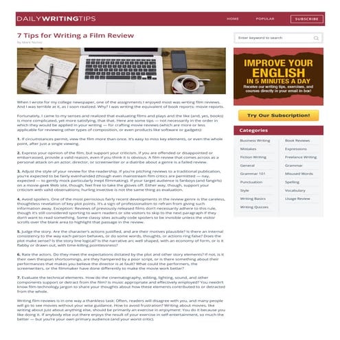 GRADE 5 ENG- Writing a Review English Presentation.pdf