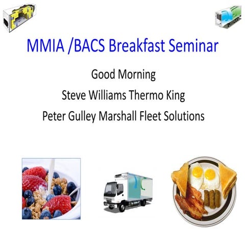 Steve williams mmia bac breakfast seminar | PPT