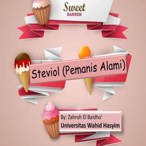 Stevia (pemanis alami) | PPTX