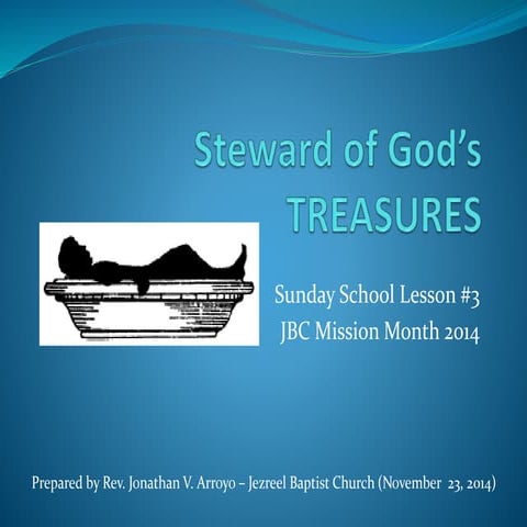 Steward of god’s treasures3 | PPTX