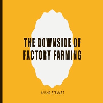 Factory Farming | PPTX