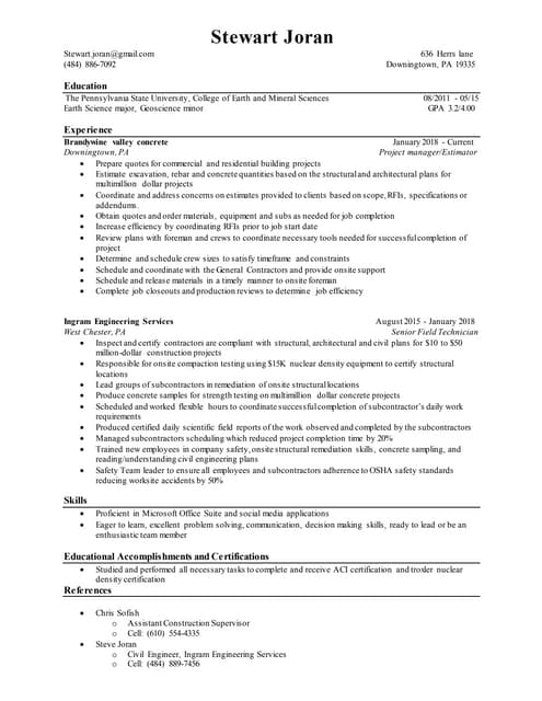 Bakari Civil Engineering Resume | PDF