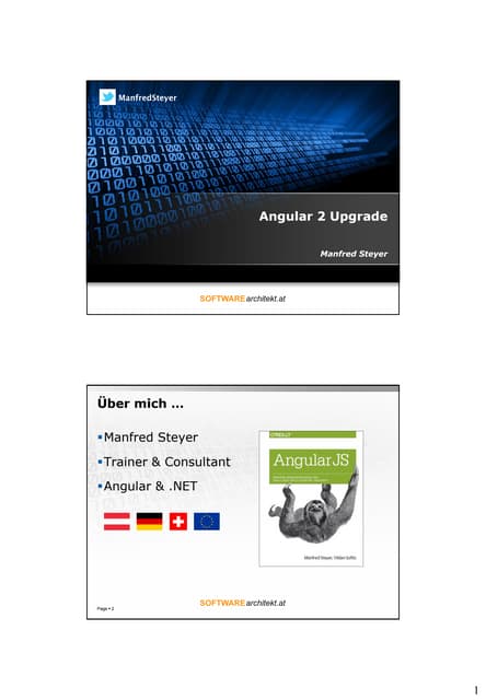 Angular 2 Upgrade Migration Von Angularjs 1x Zu 20 Pdf Free Download