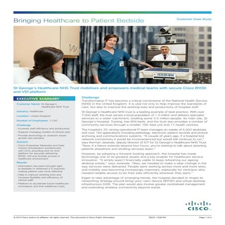 St George's Healthcare NHS Trust | PDF