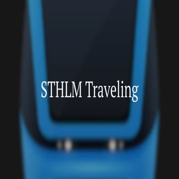 STHLM Traveling Trafiklab | PDF