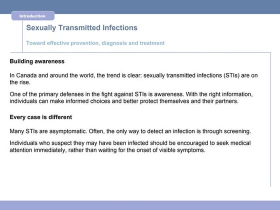 STI power point presentation | PPT