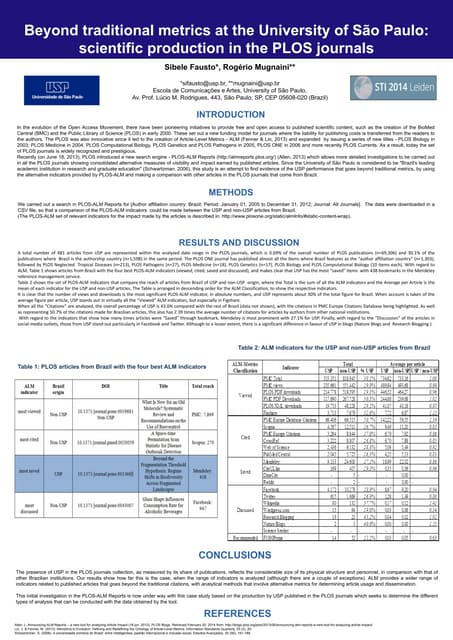 Gtm2014 poster-palop-et-al | PDF | Databases | Computer Software and ...