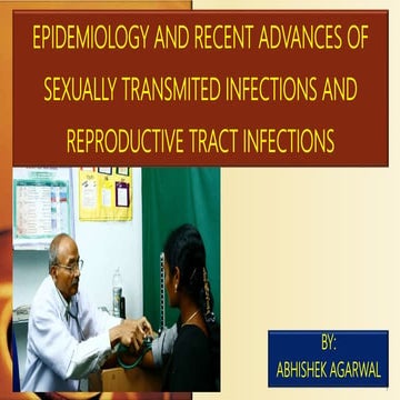 Sexaually Transmitted Infections and Reproductive Tract Infections | PPTX