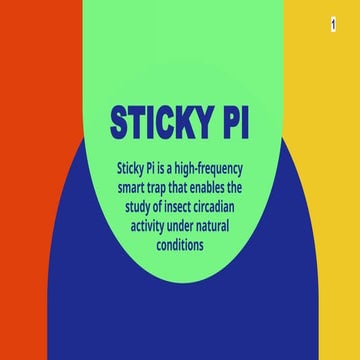 STIcky Pi: high-frequency smart trap that enables the study of insect ...