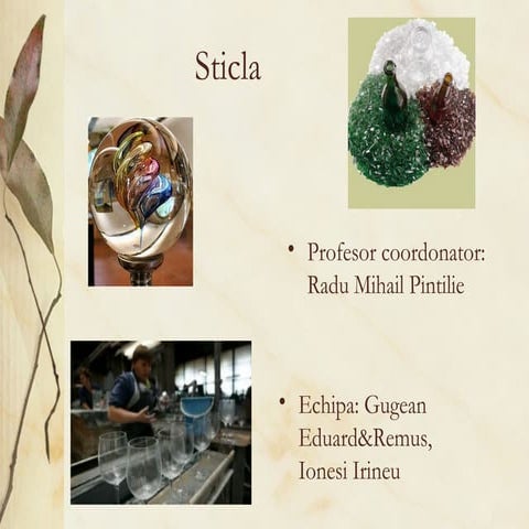 Sticla(2) | PPT