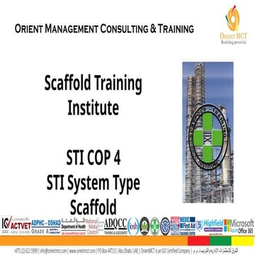 Scaffold Competent Person Presentation 2 | PPT