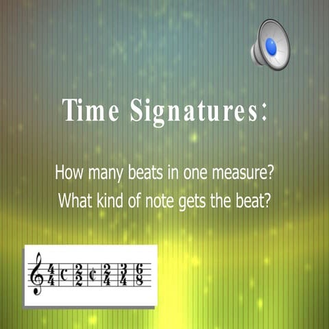 Time Signatures | PDF