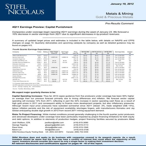 Stifel report | PDF