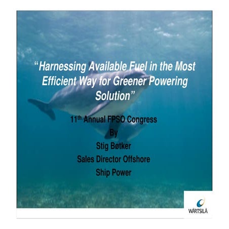 Harnessing Available Fuel in the Most Efficient Way for Greener Powering Solution | PDF | Power ...