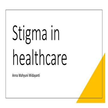 Leprosy Stigma Presentation | PPT