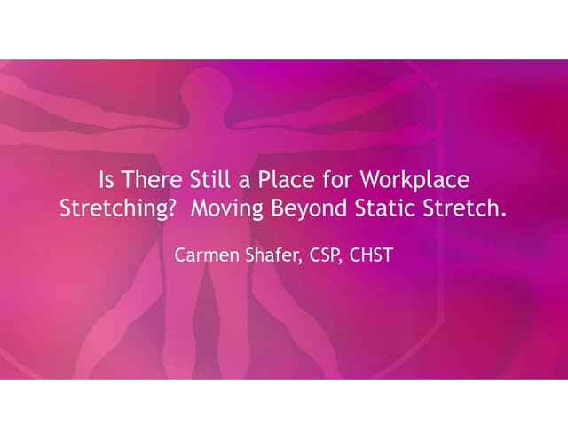 On-site stretching programs | DOC