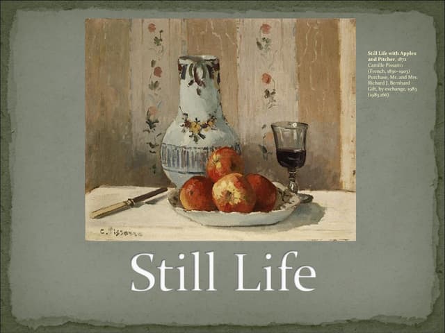 Still life drawing | PPTX