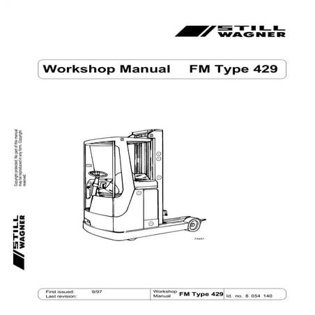 Still Wagner FM Type 429 Forklift Service Repair Manual.pdf
