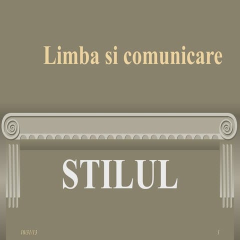 Stilurile functionale | PPT