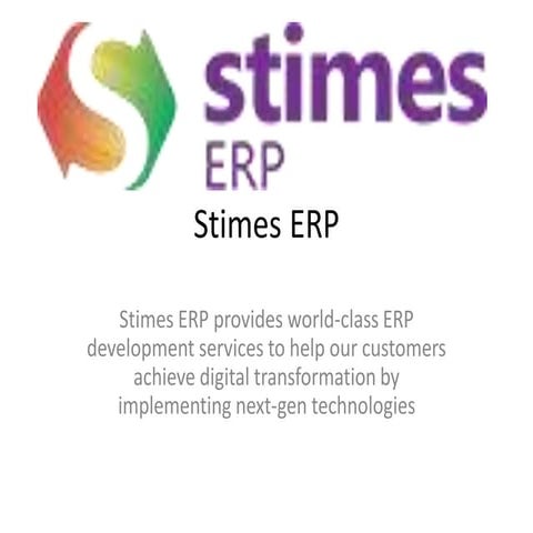 Stimes ERP | PPT
