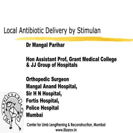 Use of local antibiotic depot (stimulan) | PDF