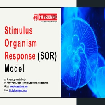 Stimulus-Organism-Response ( SOR ) Model - Phdassistance | PDF