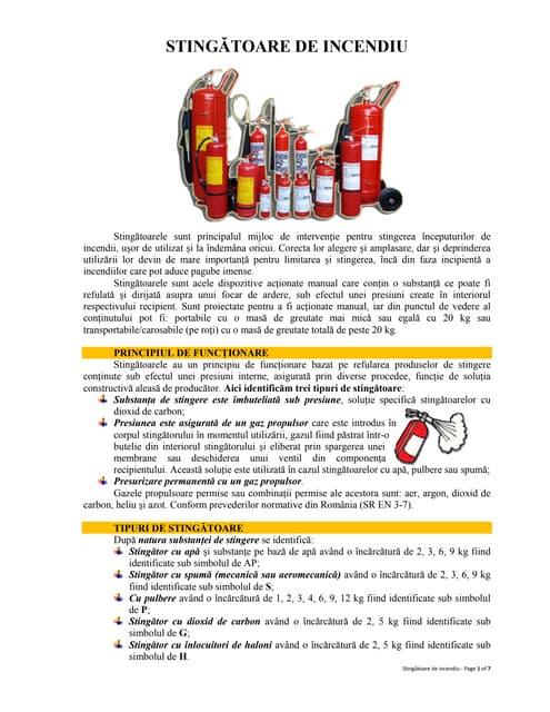 Fisa tehnica-stingator-p6 | PDF