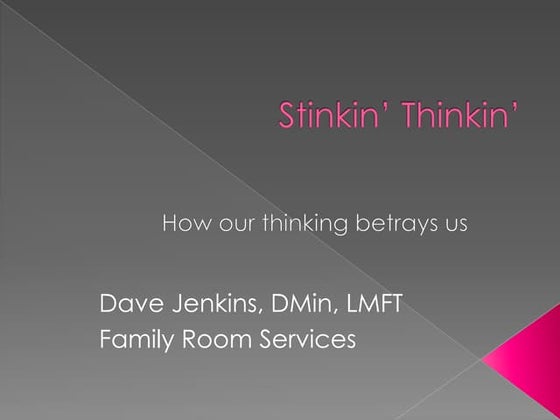 Cognitive distortions | PPTX | Resume Writing and Advice | Job Search
