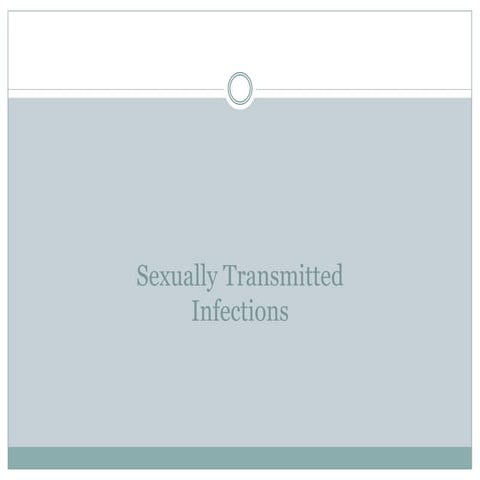 Sexually transmitted disease | PPTX