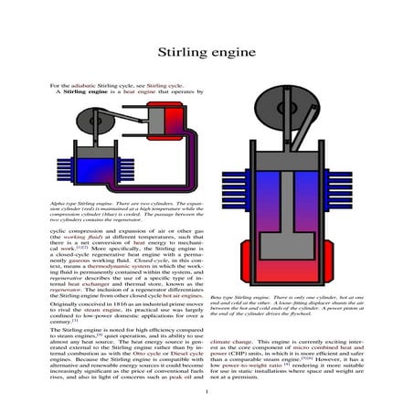 Gamma Stirling Engine Solidworks