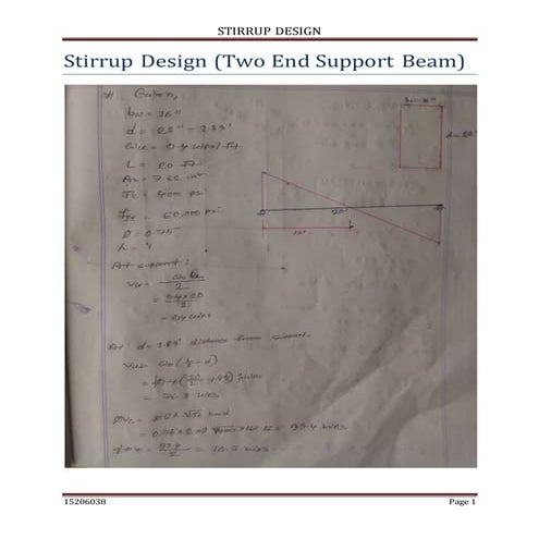 STIRRUP DESIGN | DOCX