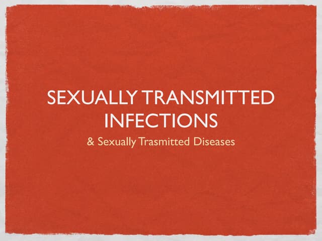 Sexually transmitted infections: Prevention | PDF