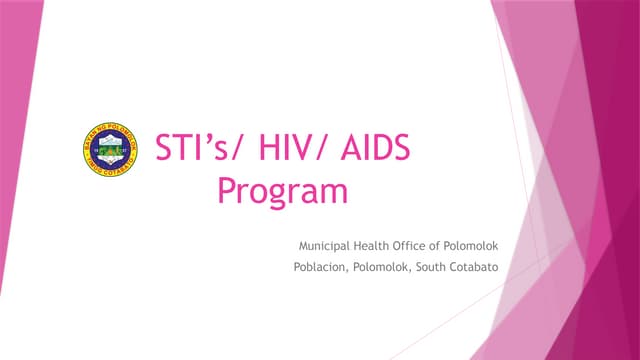 STI power point presentation | PPT