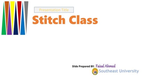 Stitch Classification | PDF