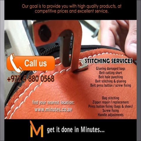 Stitching services in Dubai & Sharjah | PPT