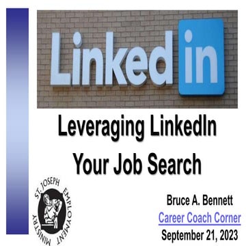 Leveraging LinkedIn | PPT