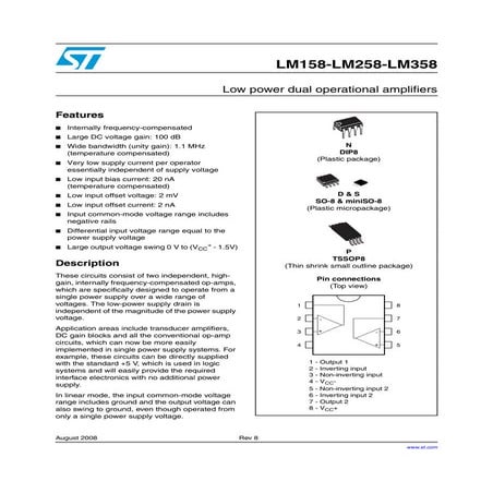 St Lm358 N | PDF