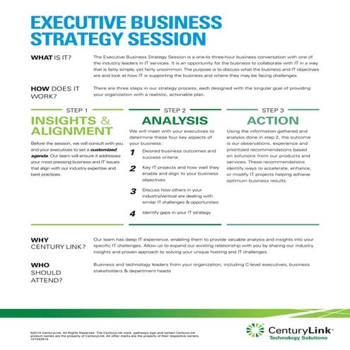 Executive Business Strategy Session | PDF