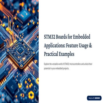 Comprehensive Guide to STM32 Boards for Embedded Applications and ...
