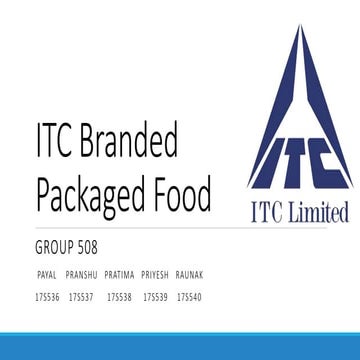 Strategic Management - ITC Limited | PPTX